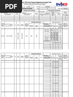 School Form 7 (SF7) School Personnel Assignment List and Basic Profile ...