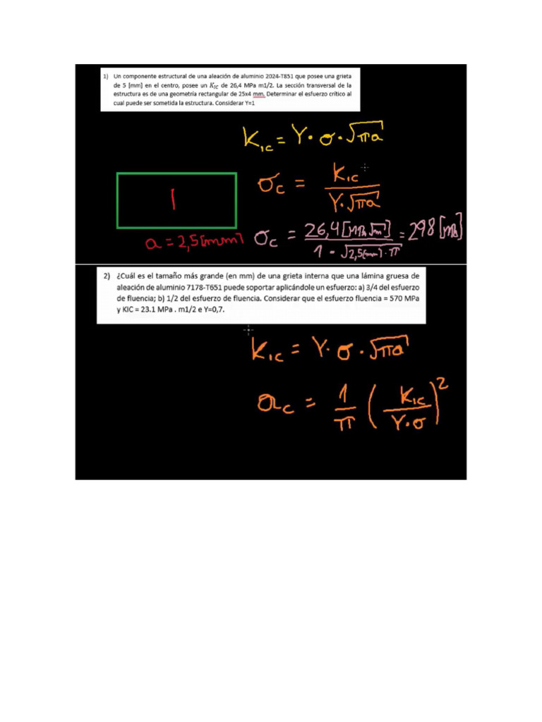 Ejercicios Materiales | PDF