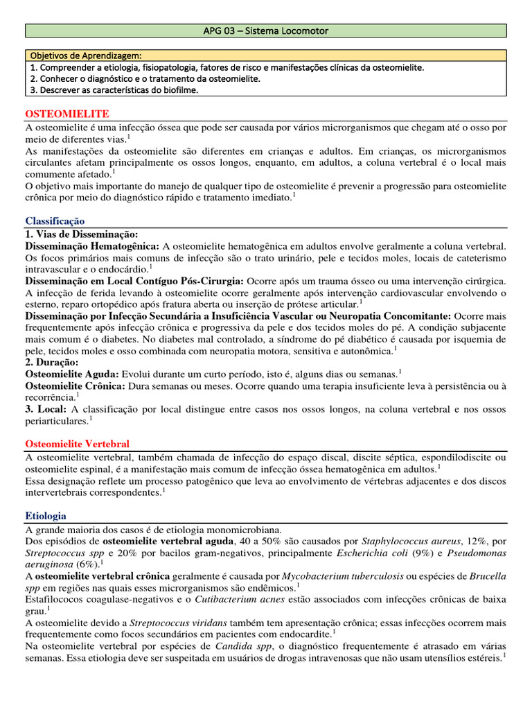 APG 03 SOI V Sistema Locomotor | PDF | Autoajuda | Bem-estar