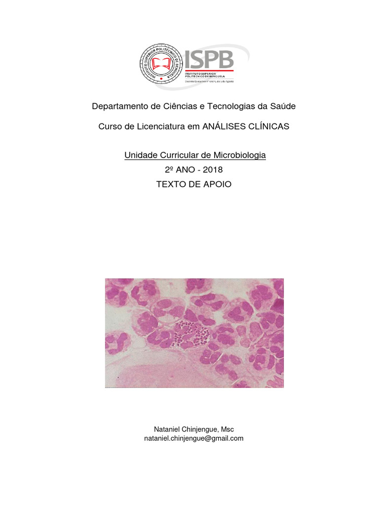Microbiologia: Curso de Análises Clínicas | PDF | Bactérias | Célula (Biologia)