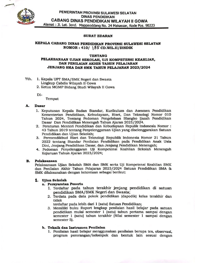 Surat Edaran Libur Awal Ramadhan 1445 H | PDF Surat Edaran Libur Awal Ramadhan 1445 H | PDF