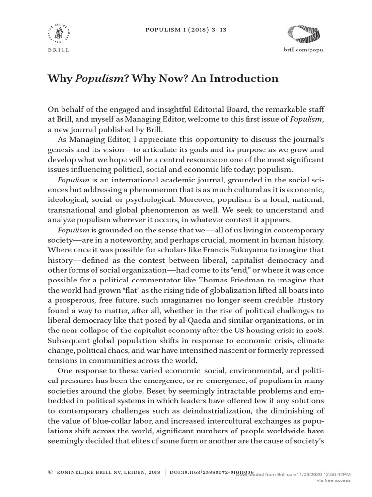 Populism 10 | PDF