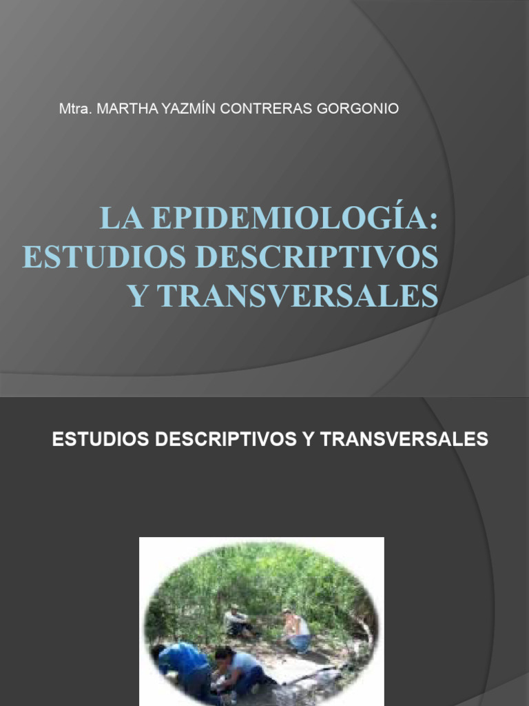 Estudios Descriptivos en Epidemiología | PDF | Estadísticas | Parcialidad
