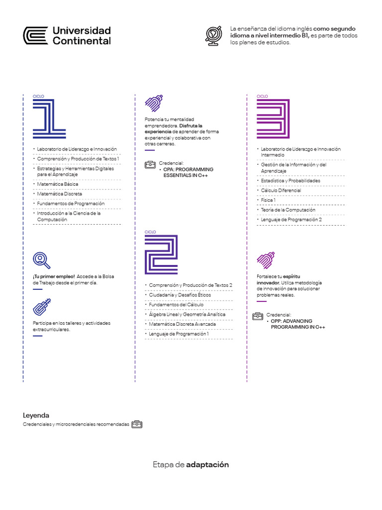 BROCHURE_COMPUTACION_MALLA | PDF | Ciencias de la Computación | Informática