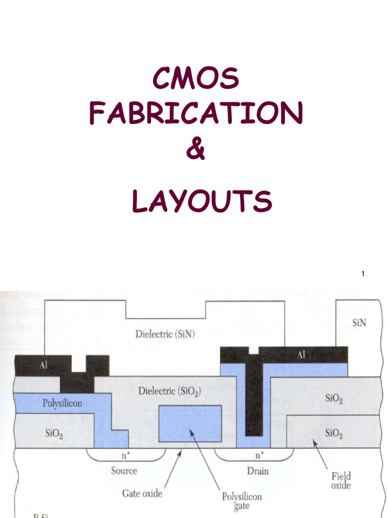 Nmos and Cmos Fabrication | PDF | Photolithography | Semiconductor ...