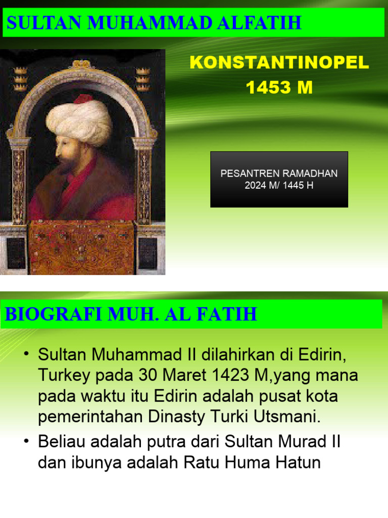 Sultan Muhammad Al-Fatih | PDF
