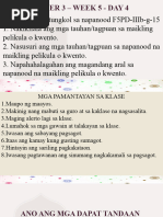 Grade 4-Q3W5 (Matatag DLL) - Epp | PDF