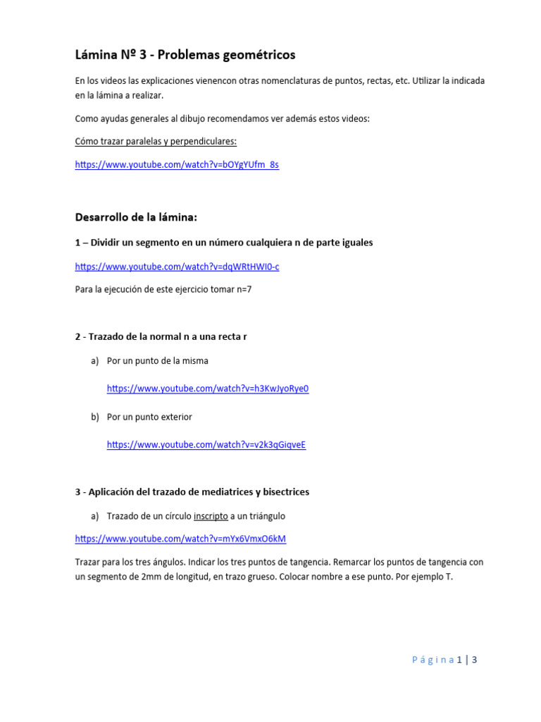 Lámina 3 - Guia para Problemas Geométricos | PDF