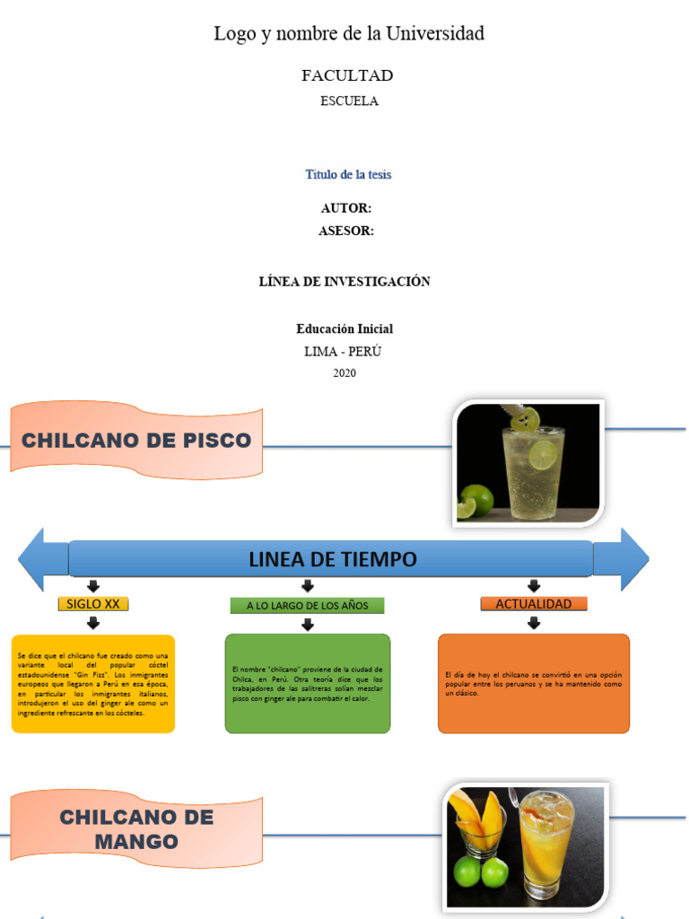 Historia del Chilcano de Pisco | PDF | Perú | Bebida