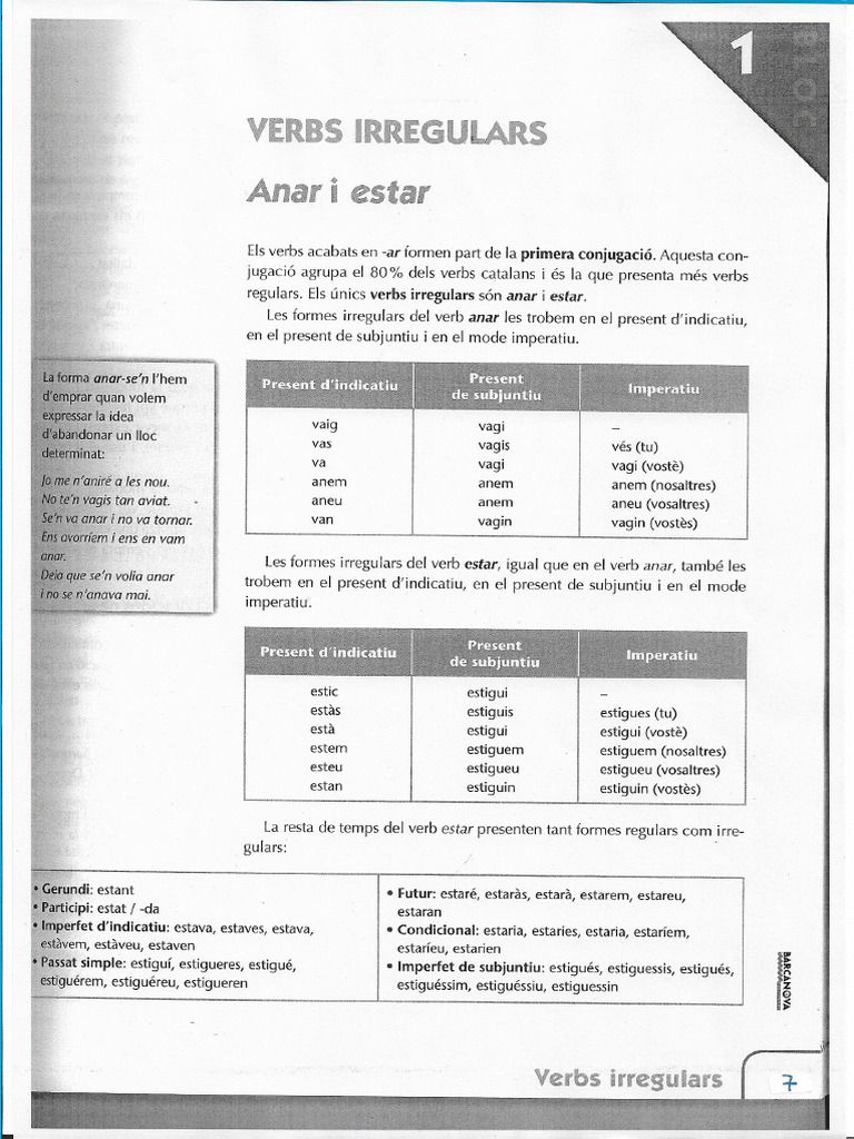 Verbs Irregulars 2 | PDF