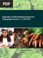 STEC Sampling Guidelines for Raw Beef | PDF | Beef | Ground Beef