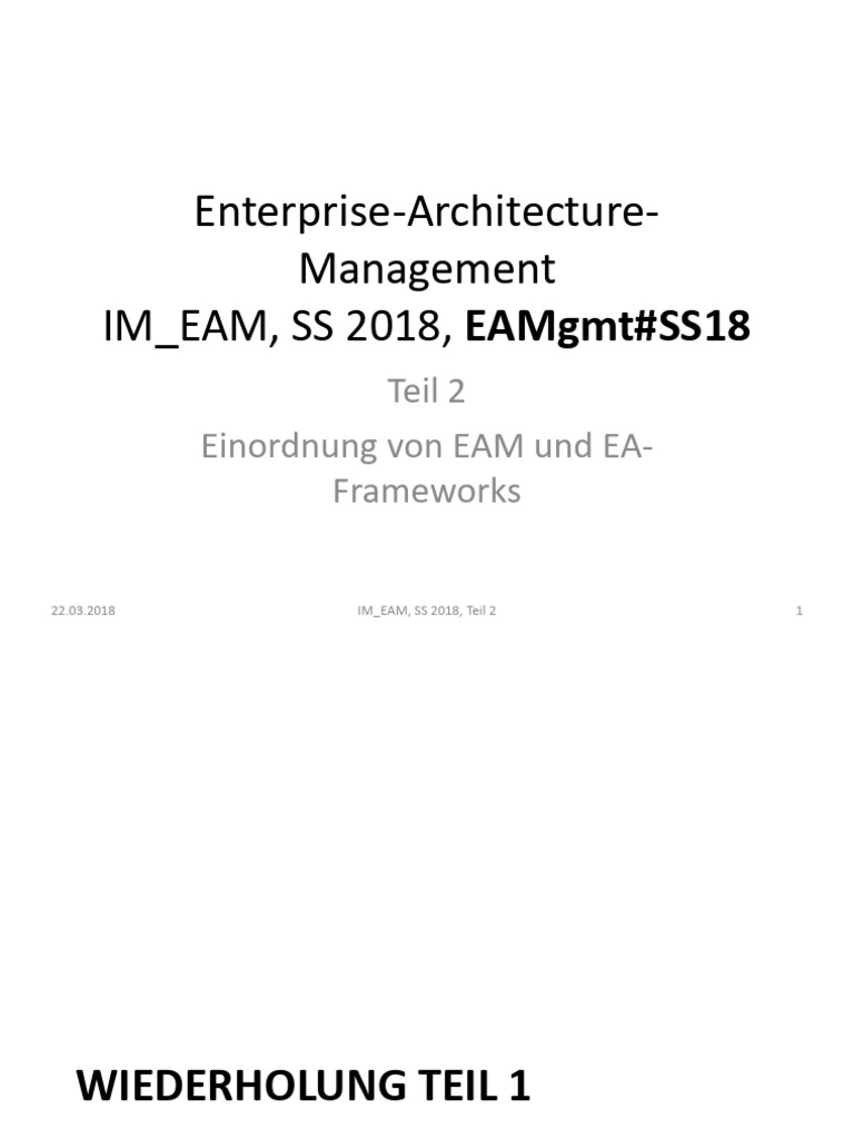 Eam SS2018 2 | PDF