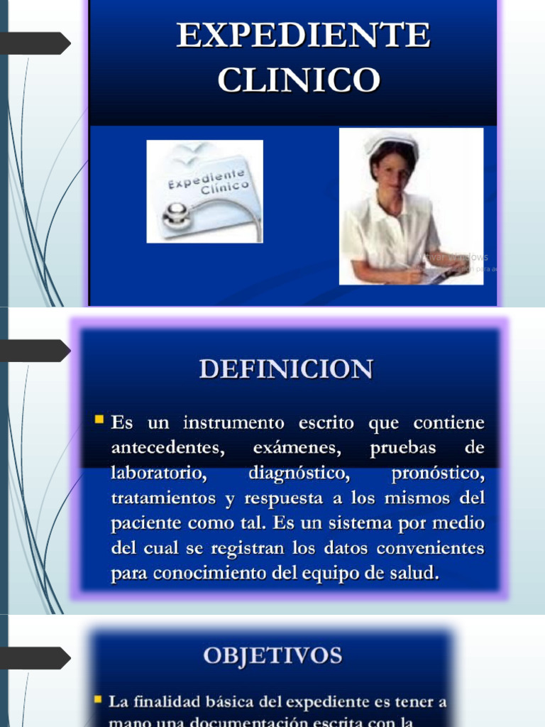 documentos de expediente clinico | PDF