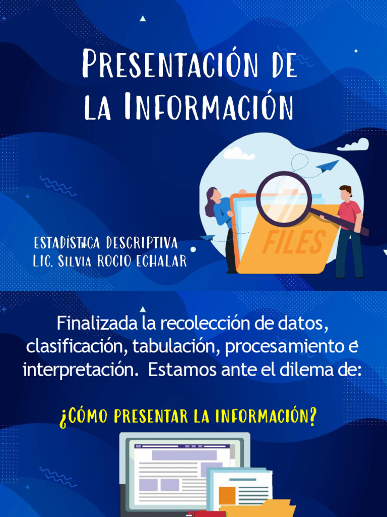 PW5 Presentacion de La Informacion | PDF | Histograma