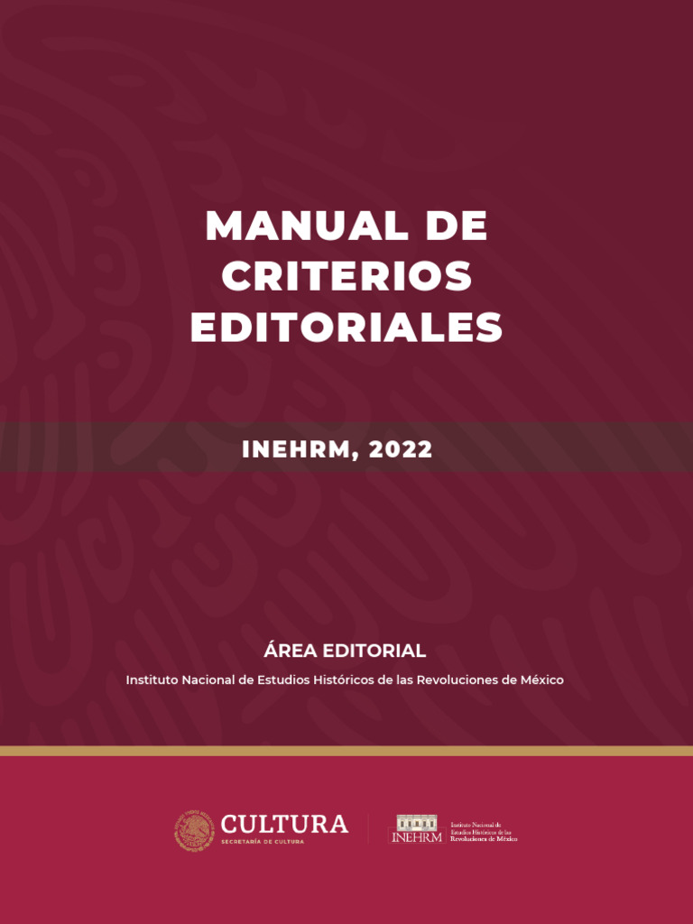 Manual de Criterios Editoriales 2022 | PDF | Publicación | Coma