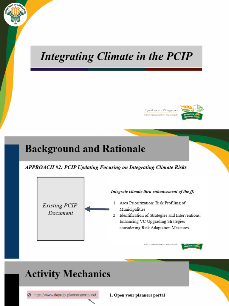 Session 6 - Interim Approach On Integrating Climate Considerations Into ...