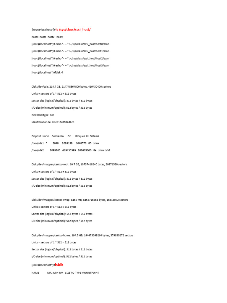 Particiones Sin Reincio Centos | PDF | Byte | Datos de computadora
