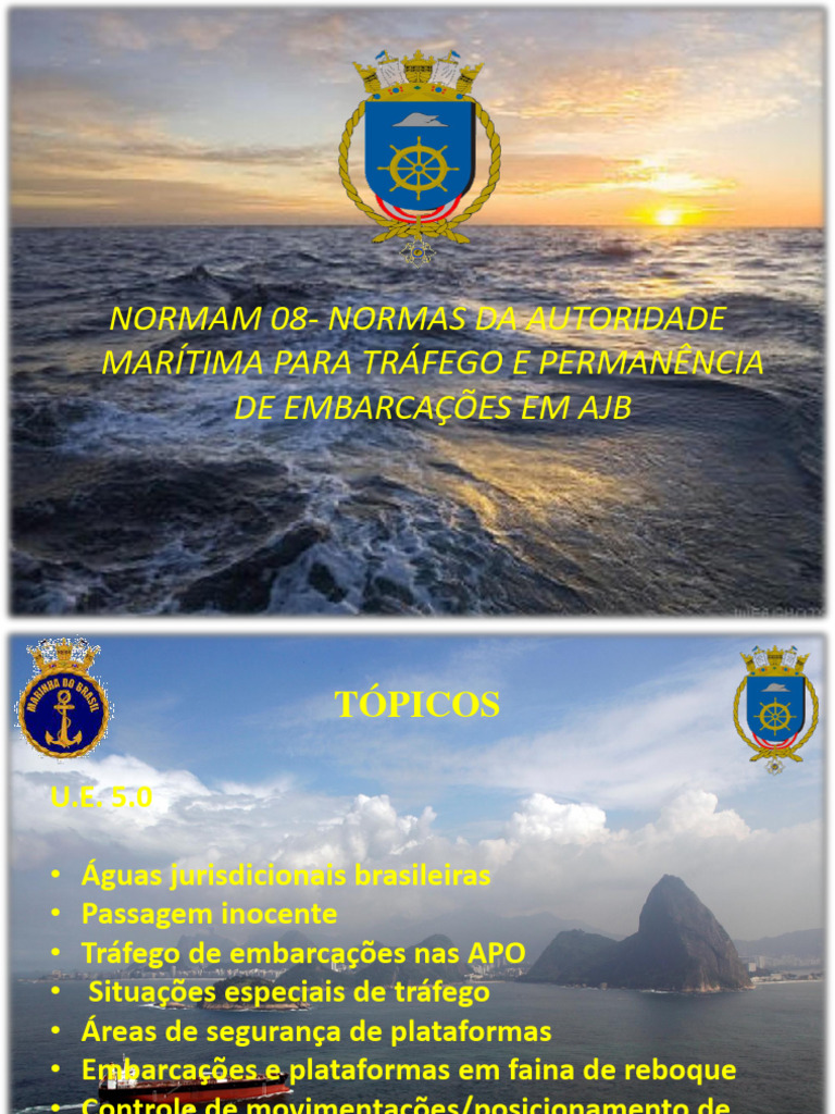 Aula18.1. (0) - STA.2023 AJB+SAR | PDF | Navios | Águas territoriais