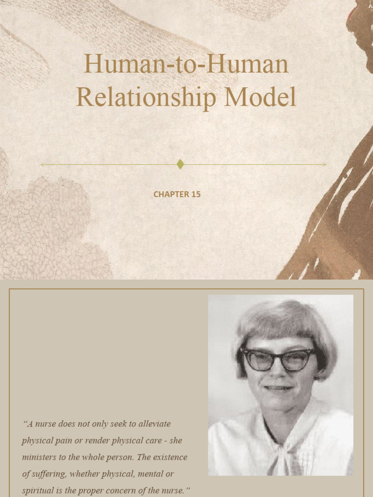 CHAPTER 15human To Human Relationship Model | PDF | Nursing | Hope
