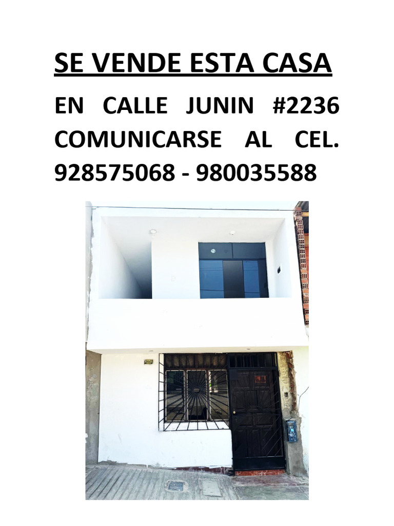 SE VENDE ESTA CASA | PDF