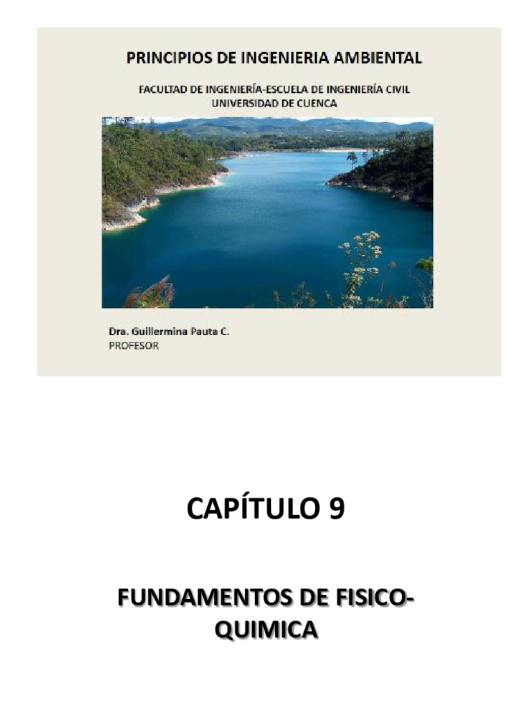 Capitulo 9. Fundamentos de Fisico-Química | PDF
