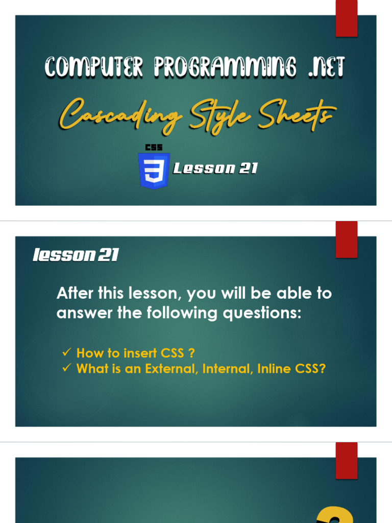 Lesson 21 RM | Download Free PDF | Html | Written Communication