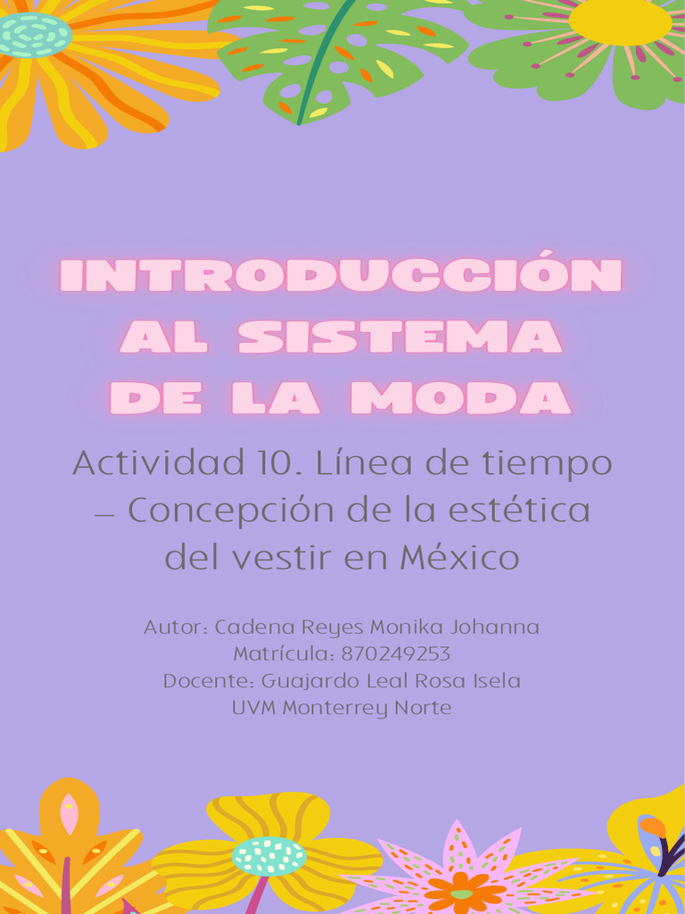 Evolución de la indumentaria mexicana | PDF | Moda | Ropa