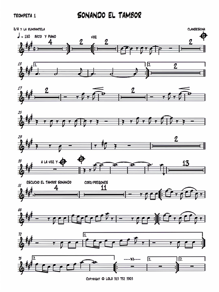 Sonando El Tambor - TRP 1 | PDF