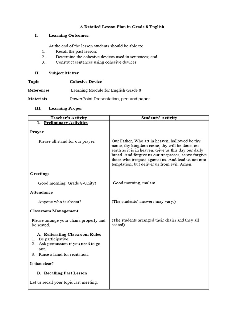 9 Cohesive Devices Unity Quiz | PDF | Lord's Prayer | Learning 9 Cohesive Devices Unity Quiz | PDF | Lord's Prayer | Learning