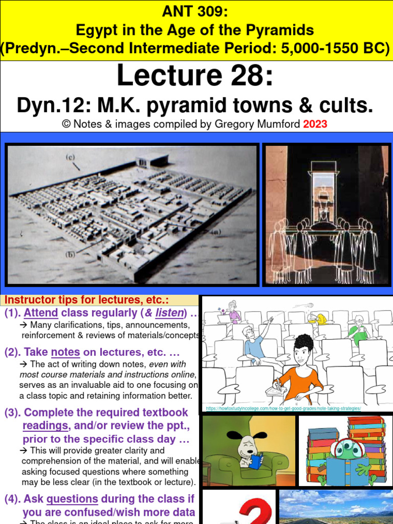 Anth 309 PPT Lecture 28 Middle Kingdom R | PDF | Osiris