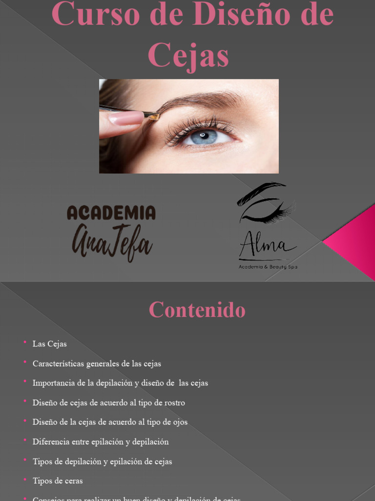 Curso de Diseno de Cejas Original | PDF | Ceja | Cara