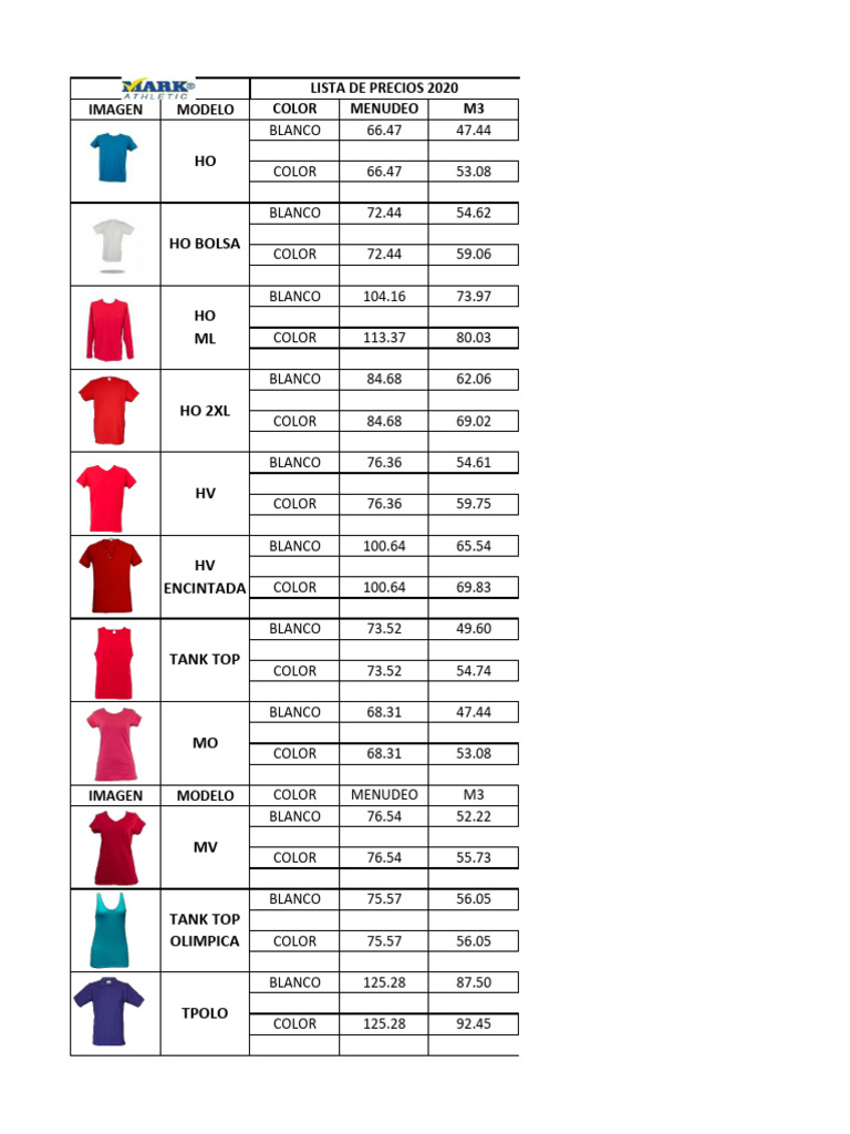 Lista de Precios Clientes | PDF