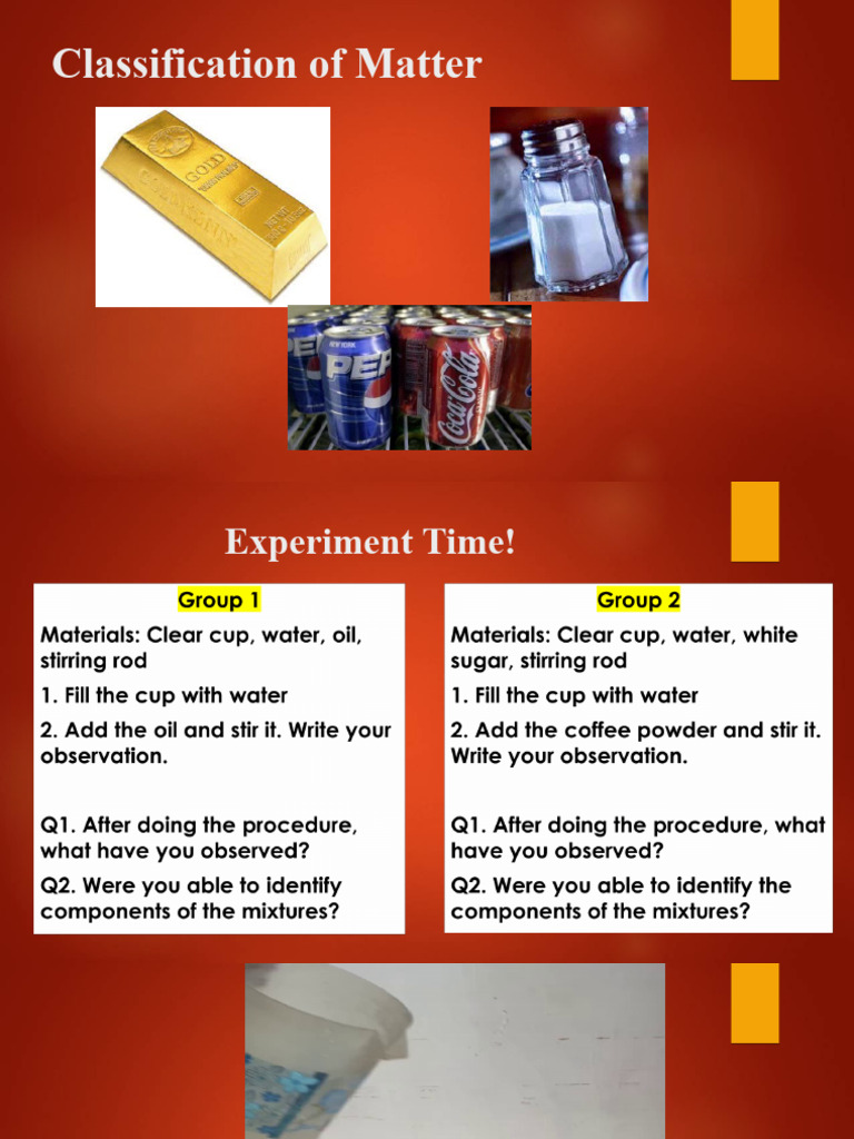 Classification of Matter - PPT Alang | PDF | Mixture | Chemical Compounds