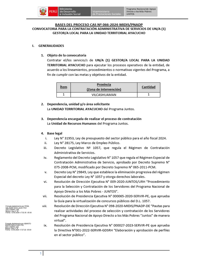 Bases Cas 066-2024 GL Ut Ayac (F) (F) (F) (F) | PDF