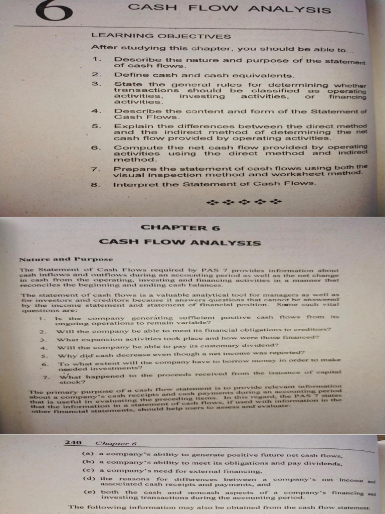 MA - Chapter 6 Cash Flow Analysis | PDF