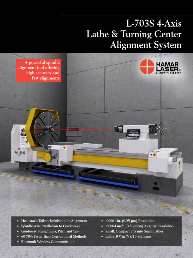 L 703S Lathe Turning Center Spindle Alignment Brochure Rev B1 ...