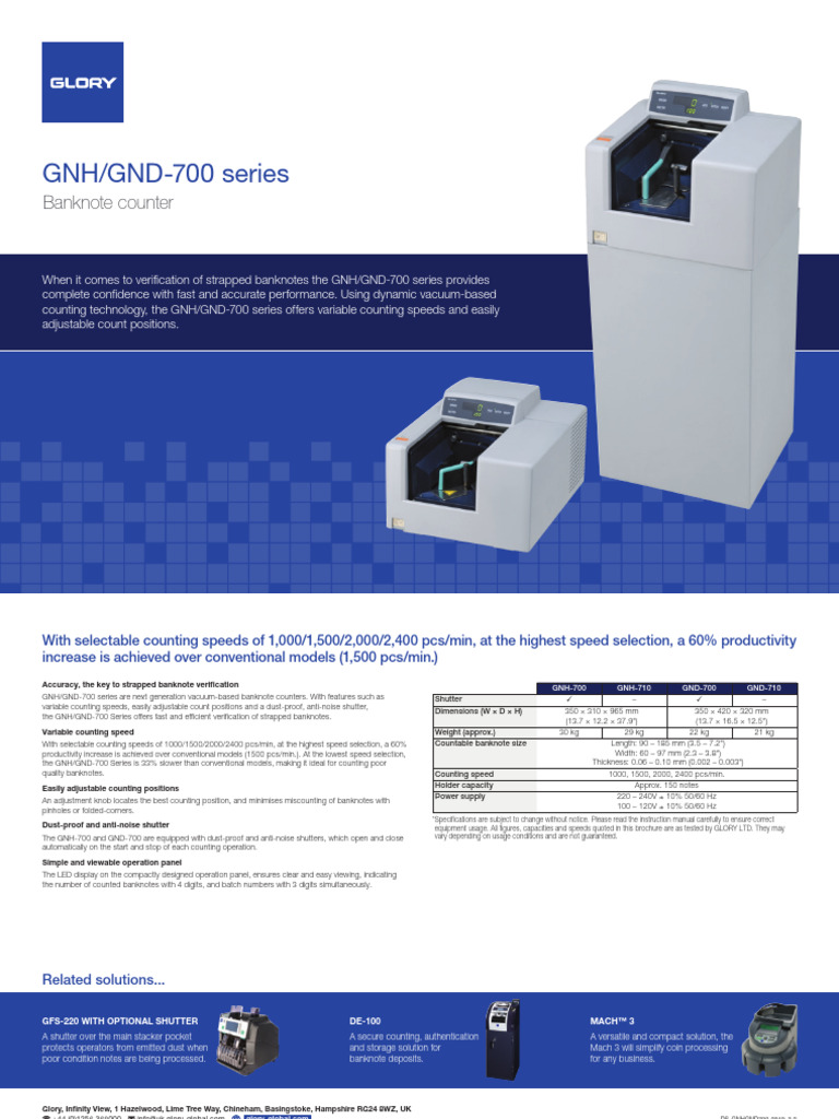Detail - 163glory GNH GND 700 Series Datasheet EN V3 0 | PDF