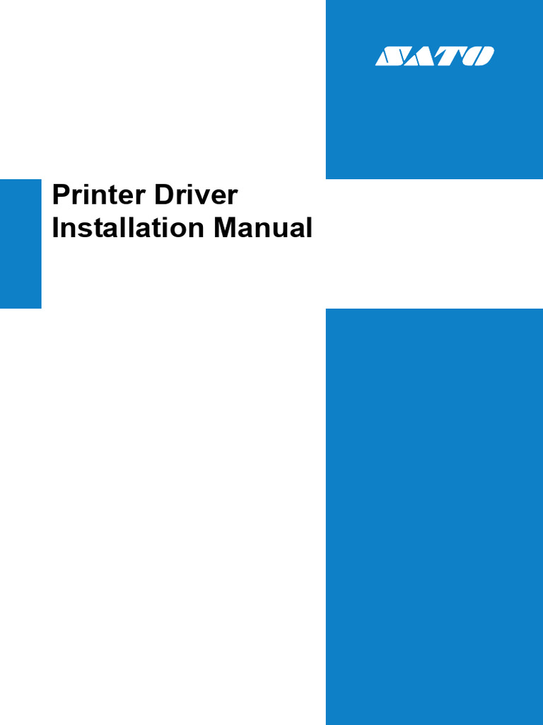 Printer Driver Installation Manual EN | PDF | Installation (Computer Programs) | Command Line ...