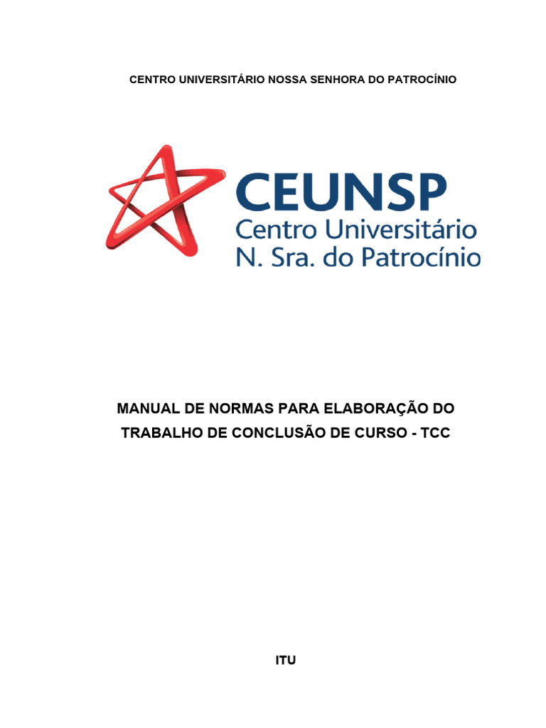 Manual Tcc Download Grátis Pdf Citação