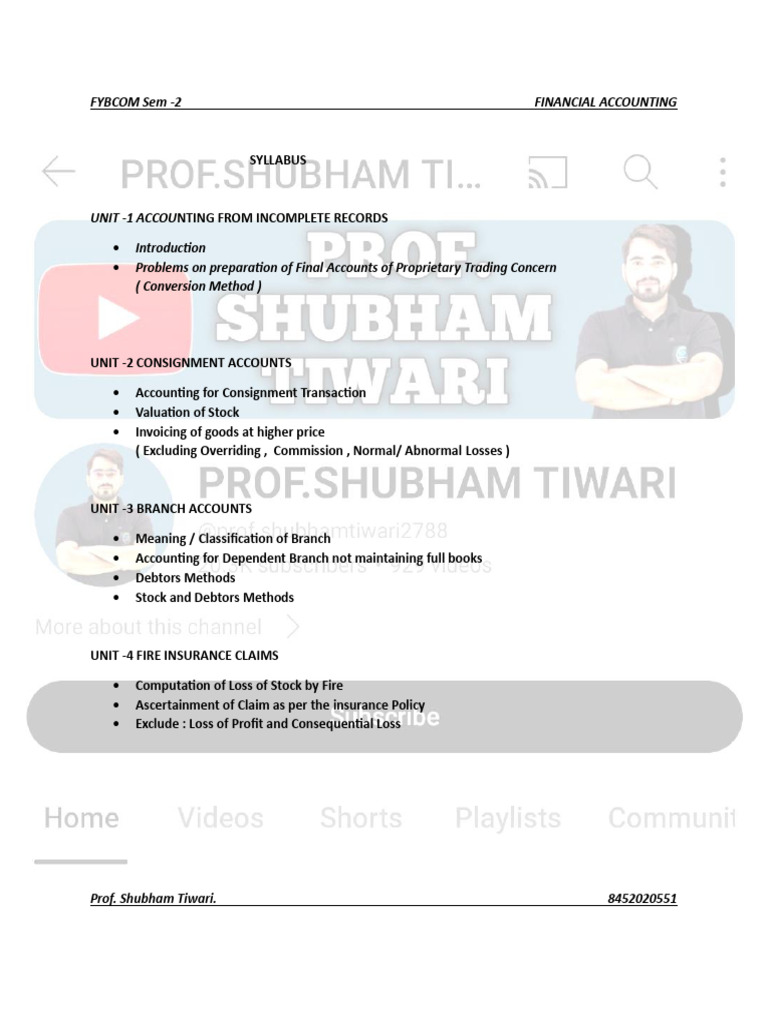 Fybcom Sem 2 Important Questions | PDF | Technology & Engineering