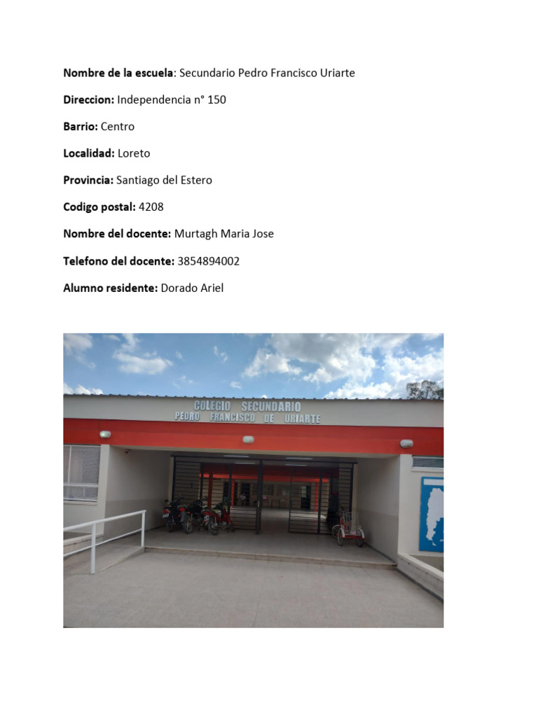 INFORME | PDF | Escuelas