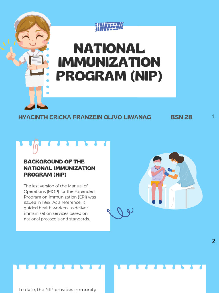 National Immunization Program | PDF | Vaccines | Vaccination