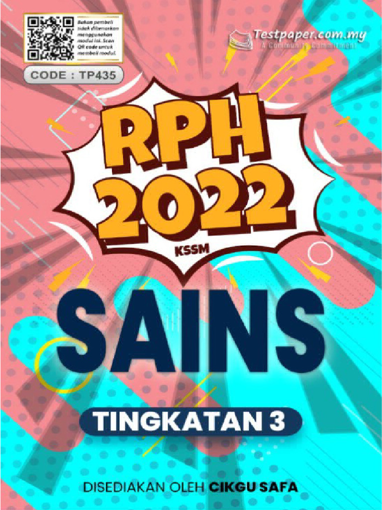 RPH 2023 - Sains Tingkatan 3 KSSM7 | PDF