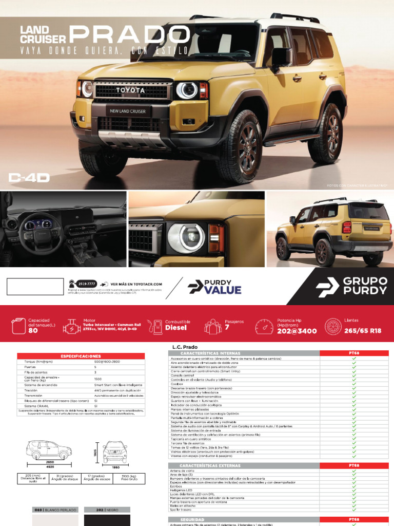 Land Cruiser Prado (PT68) | PDF