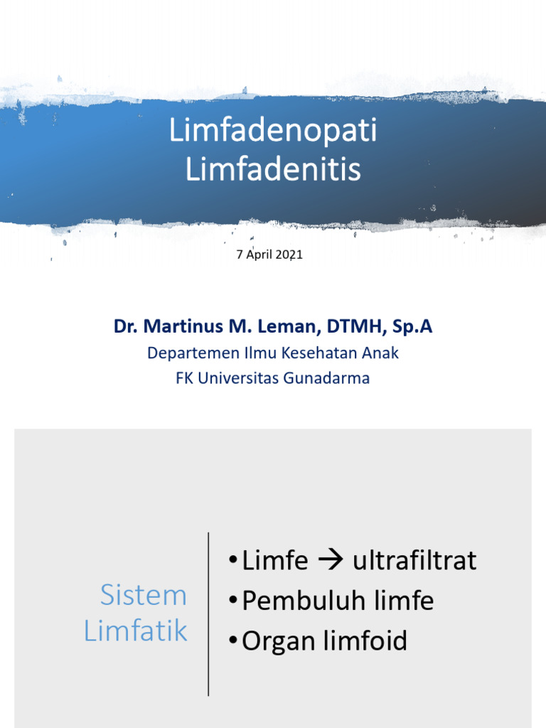 Kelainan Kelenjar Limfe Pada Anak | PDF