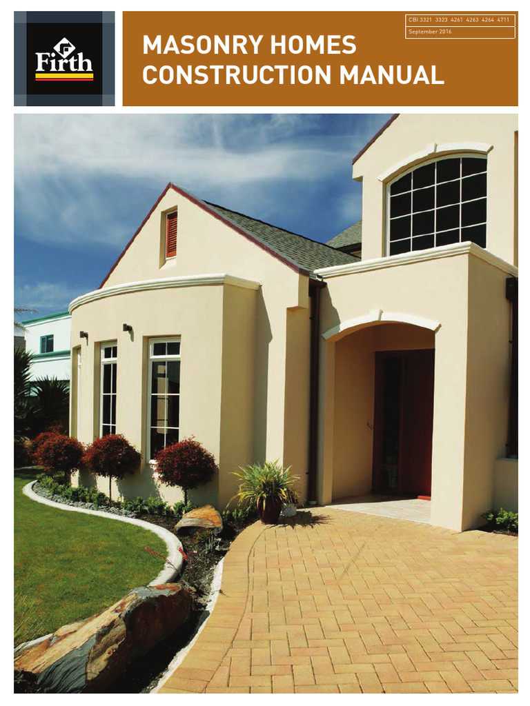 Masonry House Construction Procedures | PDF