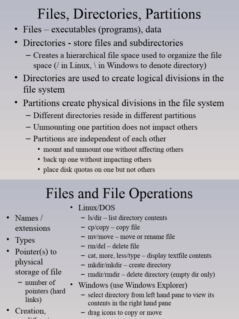 Lecture 5 | PDF | Computer File | File System Lecture 5 | PDF | Computer File | File System