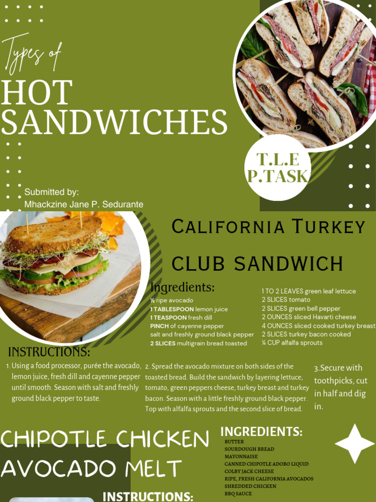 Food-Presentation | PDF | Mayonnaise | Avocado