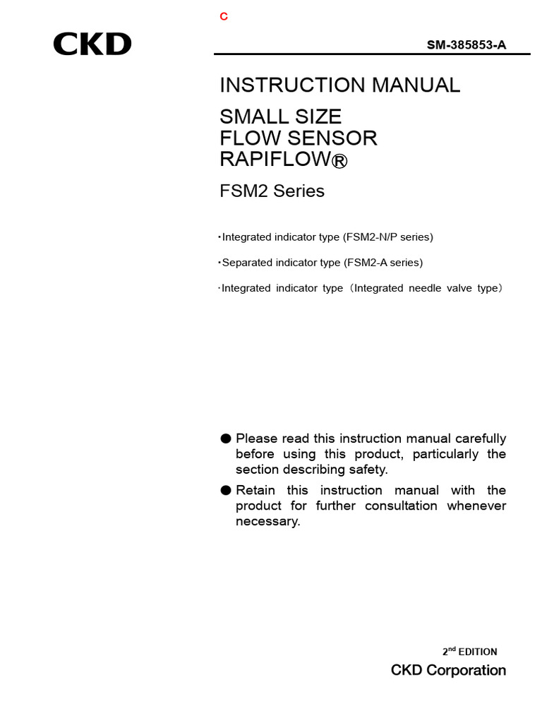 FSM2 Series Flow Sensor Manual | PDF | Power Supply | Insulator ...