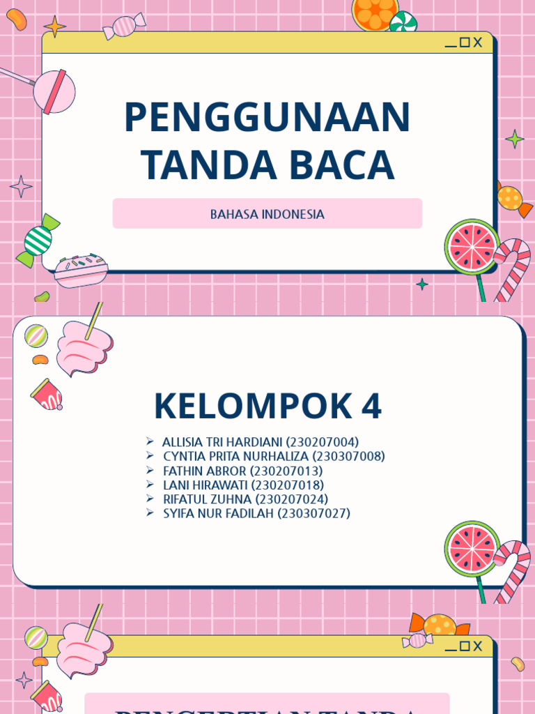 Materi 4 - Penggunaan Tanda Baca | PDF | Kajian Bahasa Asing